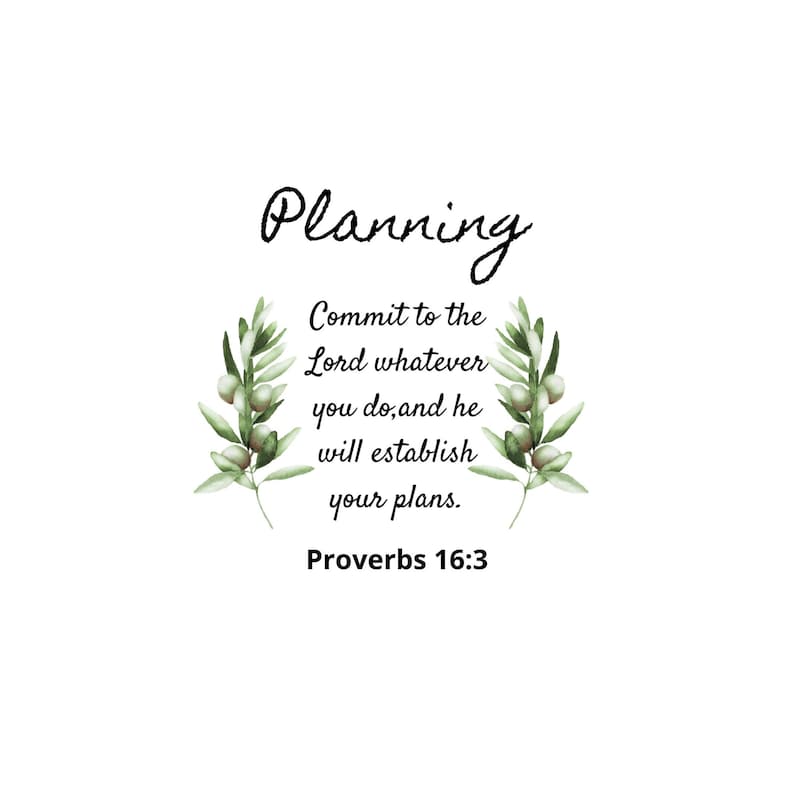 Proverbs 16:3 Printable Wall Art With Olive Branch , 8x10 Christian ...