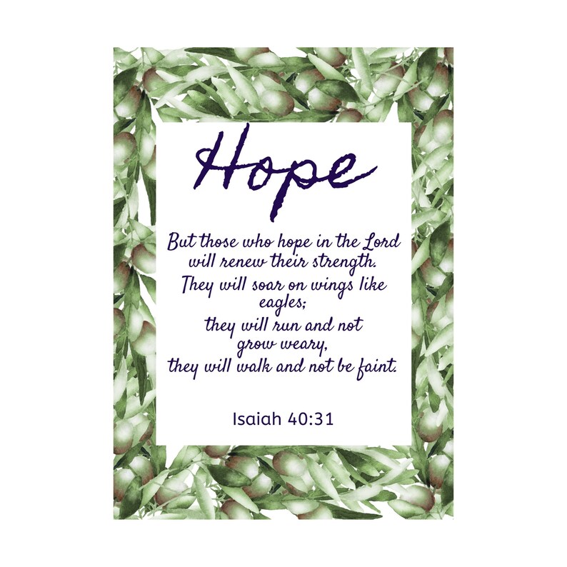 Printable Bible Verse, Isaiah 40:31 Wall Art, 8x10 Christian Digital ...