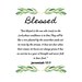 Jeremiah 17:7 Printable Wall Art With Olive Branch,8x10 Christian Bible ...