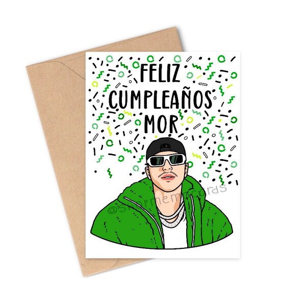 Rauw Alejandro Birthday Card - Etsy
