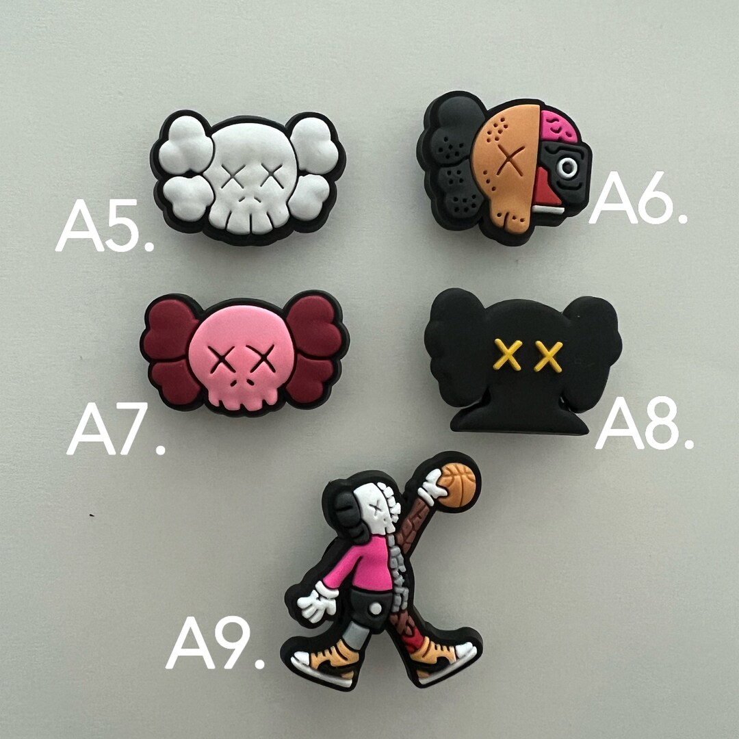 RARE KAWS Croc Pvc Pins Kaws Croc Charms Kaws Pins Kaws - Etsy