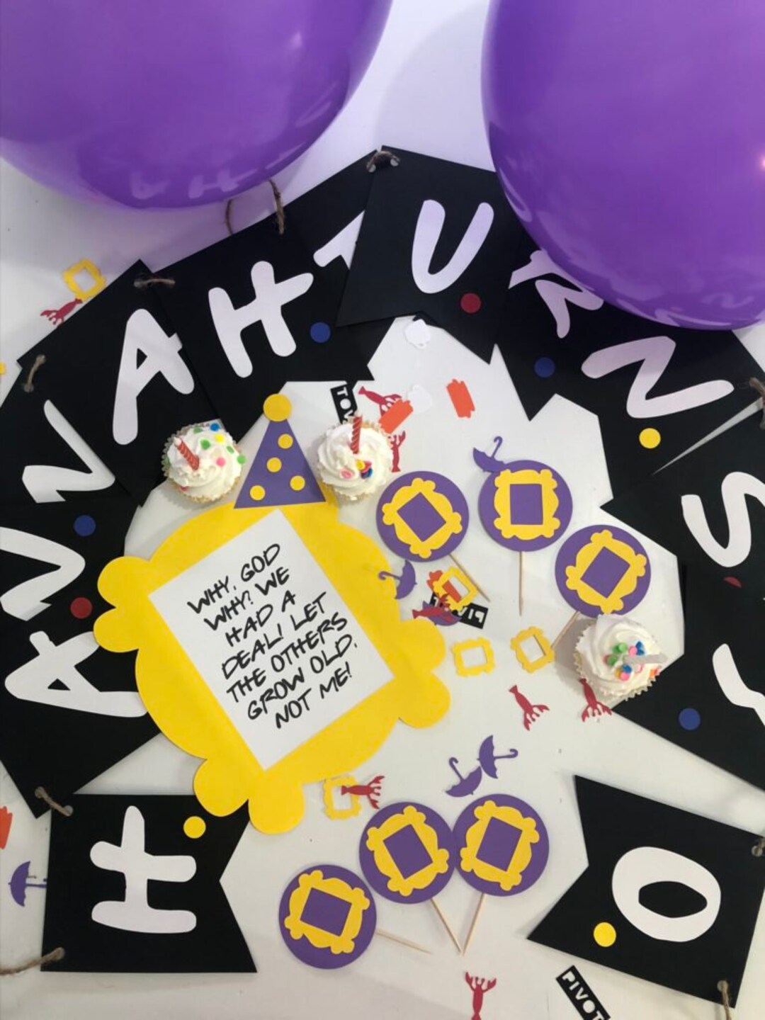 Friends Show Themed Mini Birthday Party Pack - Etsy
