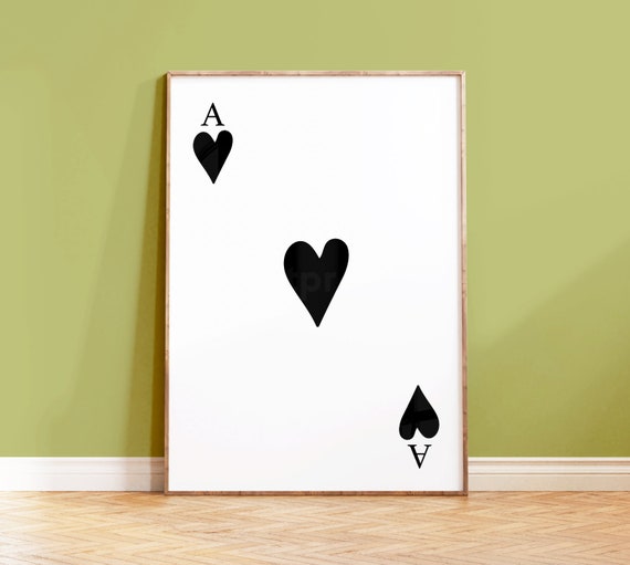 Black Ace Of Hearts