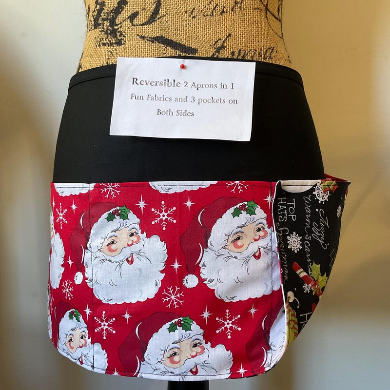 Christmas 1 2 Aprons - Etsy