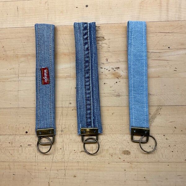 Denim Keychain - Etsy