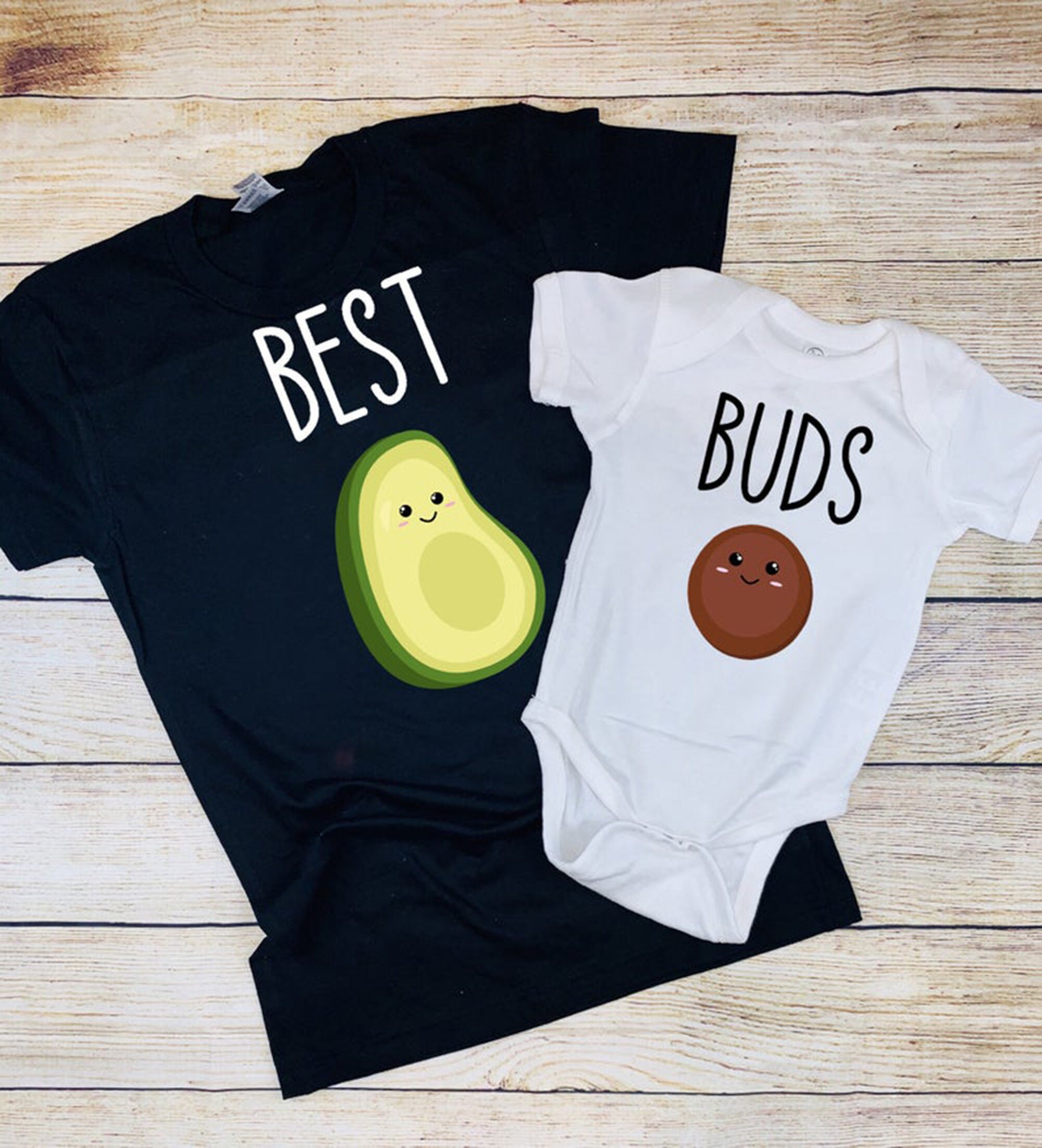 Best Buds Family Matching T-shirts Mothe's Fathers Day Shirts ...