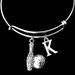 Personalized Gift Bowling Expandable Charm Bracelet Adjustable Bangle ...