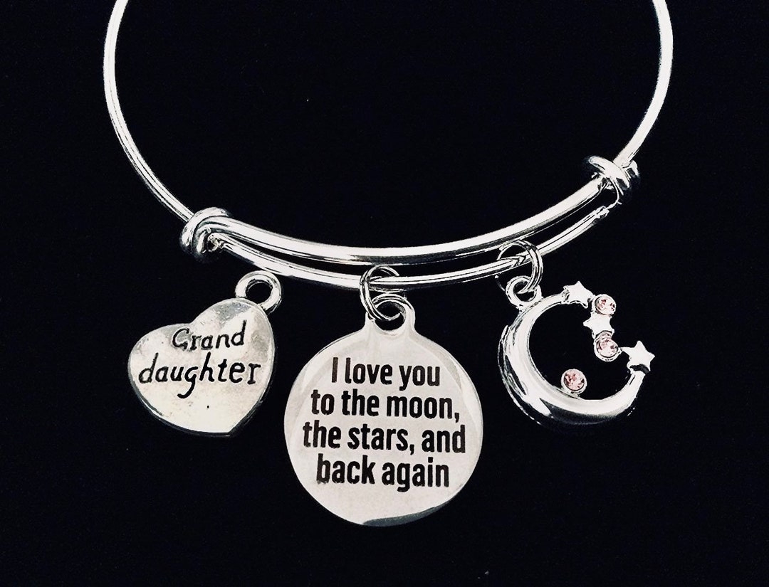 Granddaughter Gift I Love You to the Moon the Stars and Back Again ...