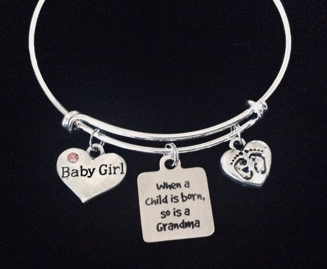 When a Child is Born so is a Grandma It's A Girl Gift for New ...