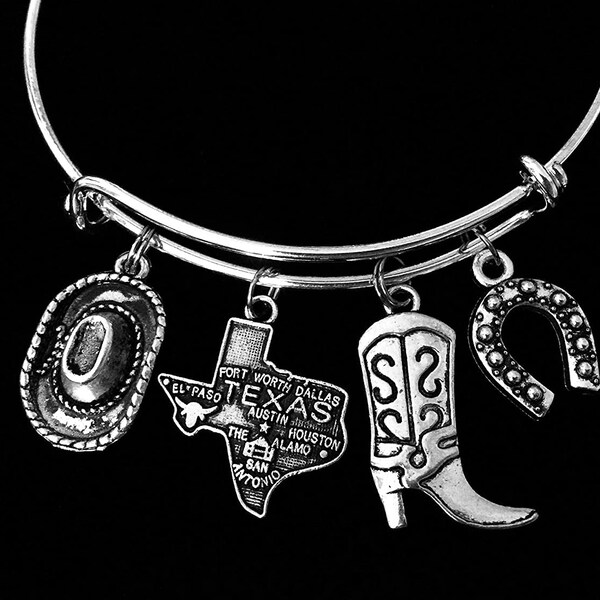 Texas Charm Bracelet - Etsy