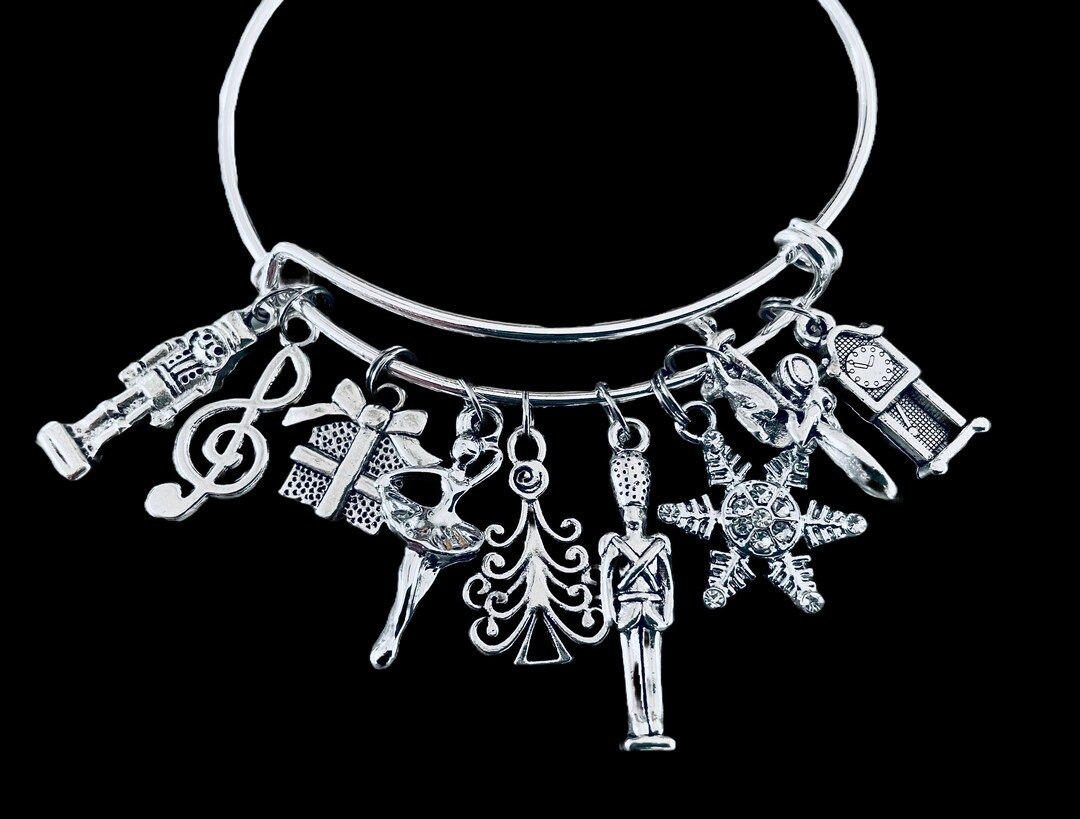 Nutcracker Ballet Expandable Charm Bracelet Gift for Her Ballerina ...