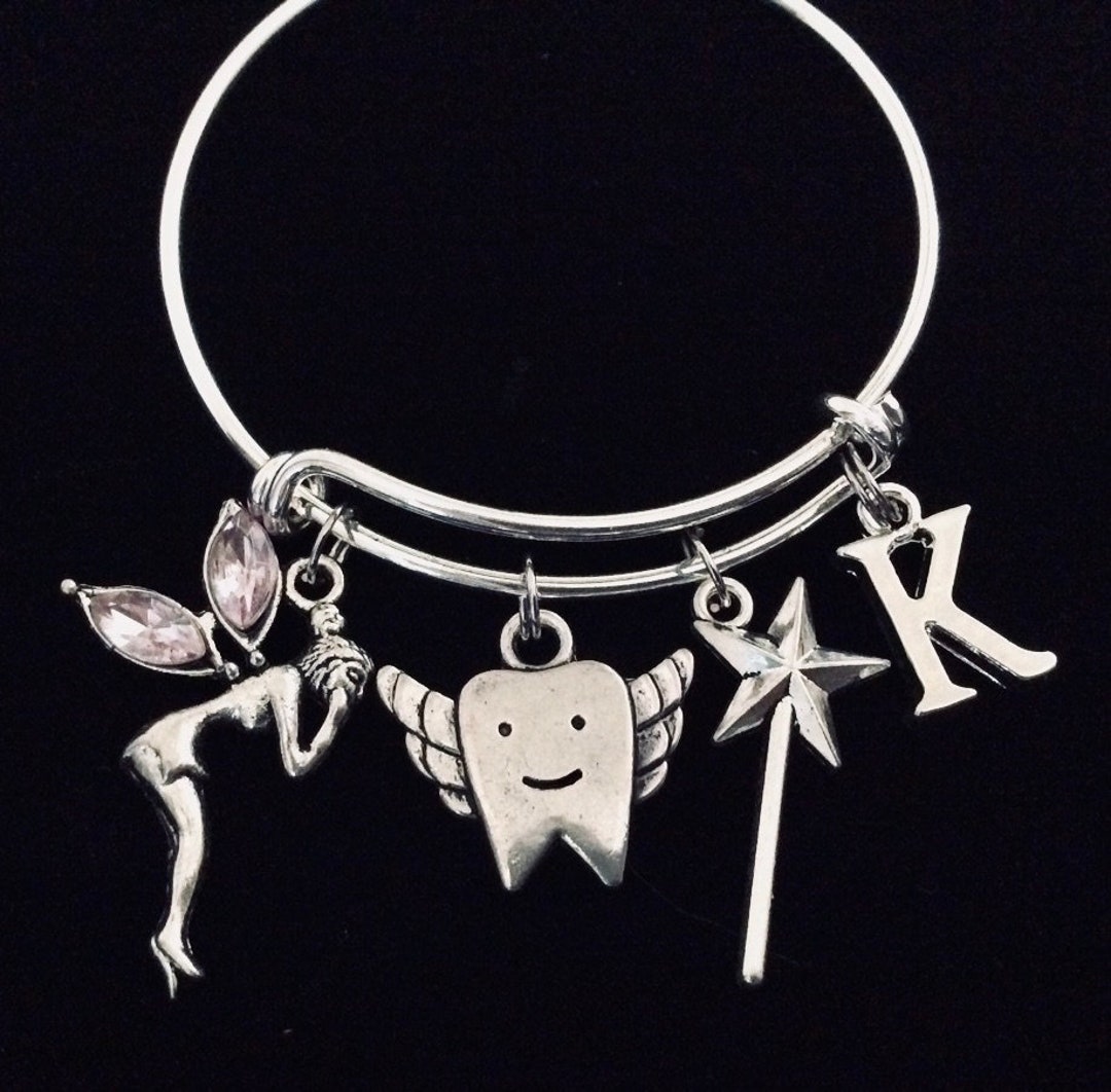 Personalized Tooth Fairy Gift for Girls Child Sized Expandable Charm ...