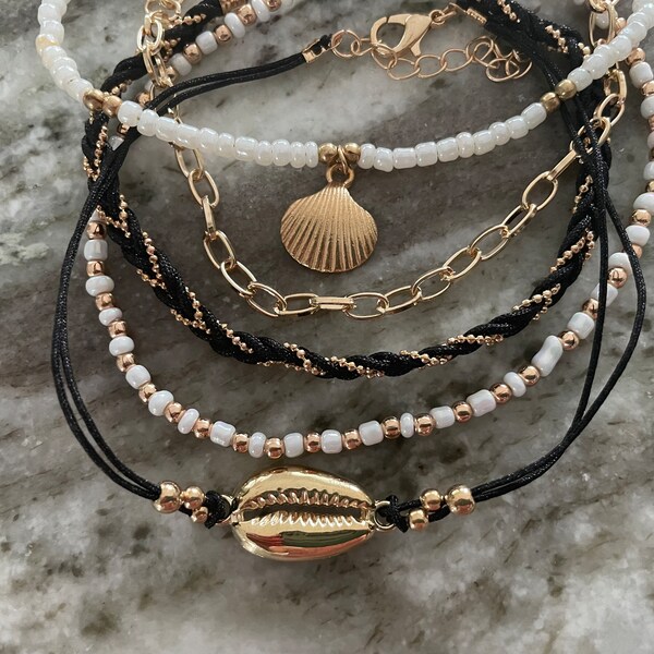 Shell Anklet - Etsy