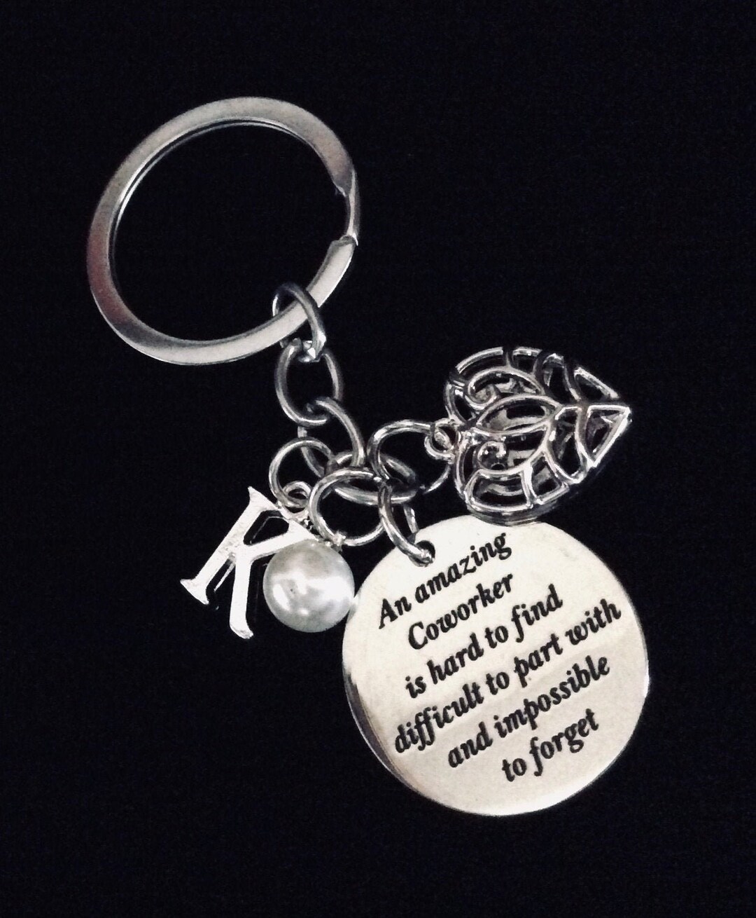 Coworker Retirement Gift FOB Keychain Personalized Retirement Gift for ...