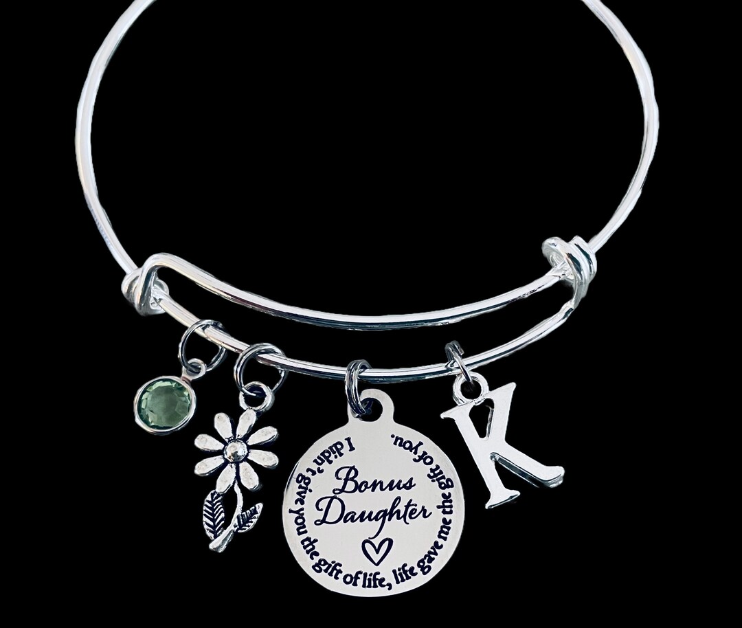 Bonus Daughter Expandable Charm Bracelet Adjustable One Size Fits All ...