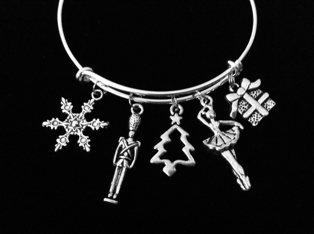 Nutcracker Ballet Expandable Charm Bracelet Gift for Her Ballerina ...