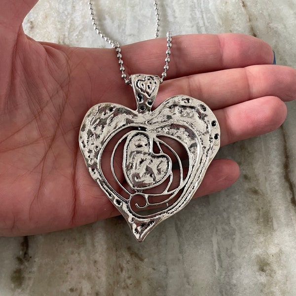 Big Pendant Necklace - Etsy