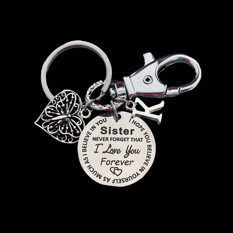 Sister Key Chain - Etsy