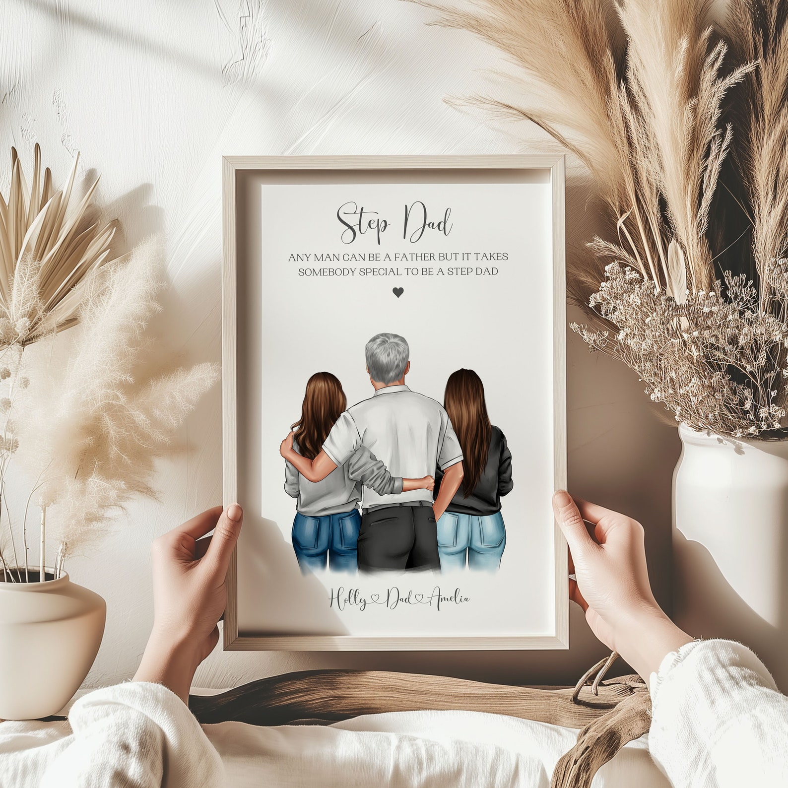 Personalised Step Dad Gift, Gift for Step Father, Step Dad Fathers Day ...