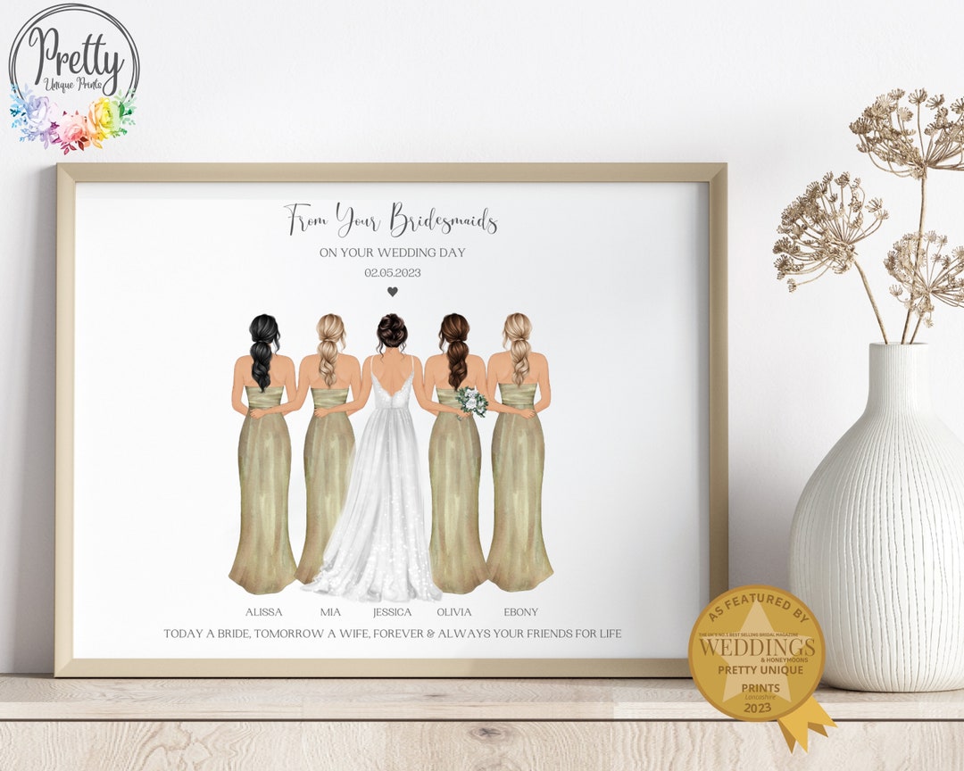 Gift for Bride From Bridesmaids, Bride to Be Gift, Bride Gift From ...