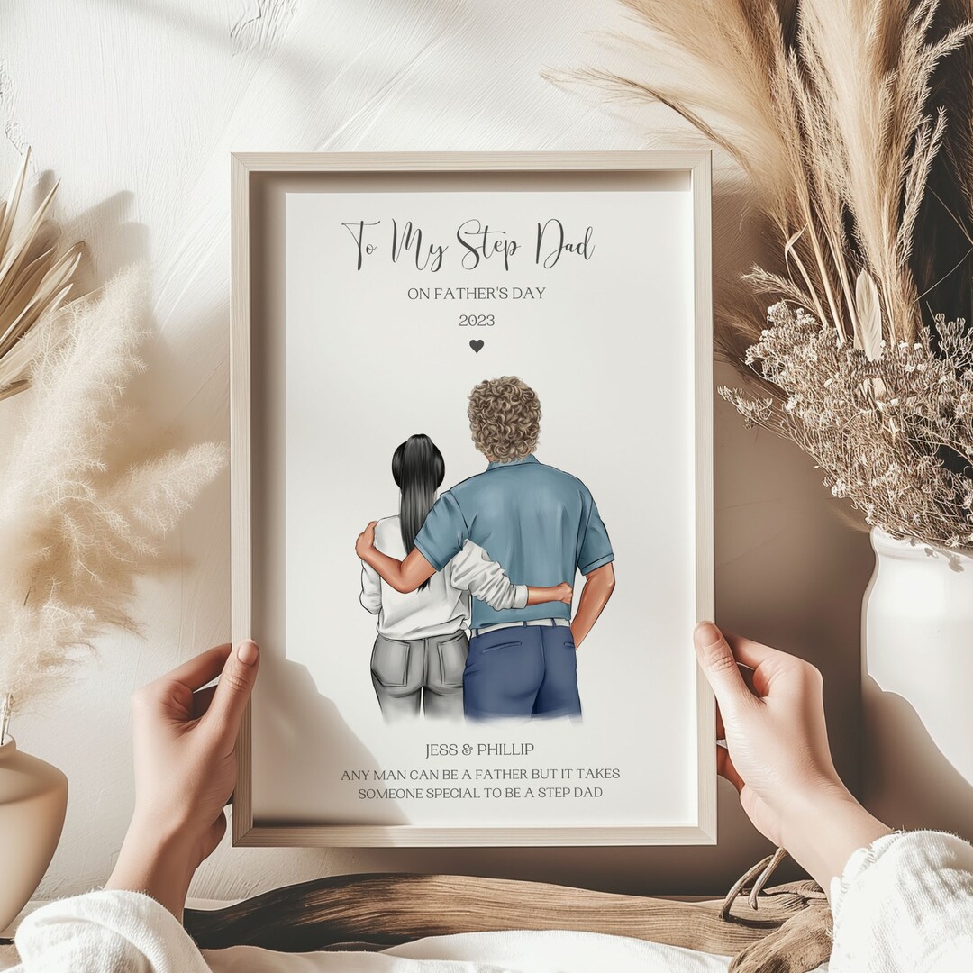 Step Dad Gifts, Step Dad Print, Step Dad Birthday Present, Step Dad ...
