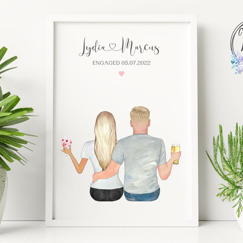 Engagement Print - Etsy