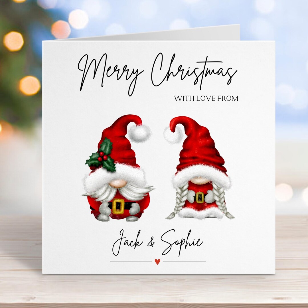 Personalised Christmas Cards From Couple, Couple Christmas Cards ...