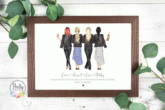 Colleague Gift Personalised Leaving Gift Work Colleague - Etsy UK
