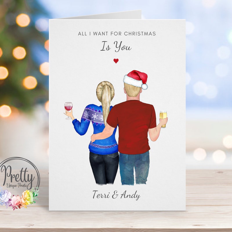 Boyfriend Christmas Card - Etsy