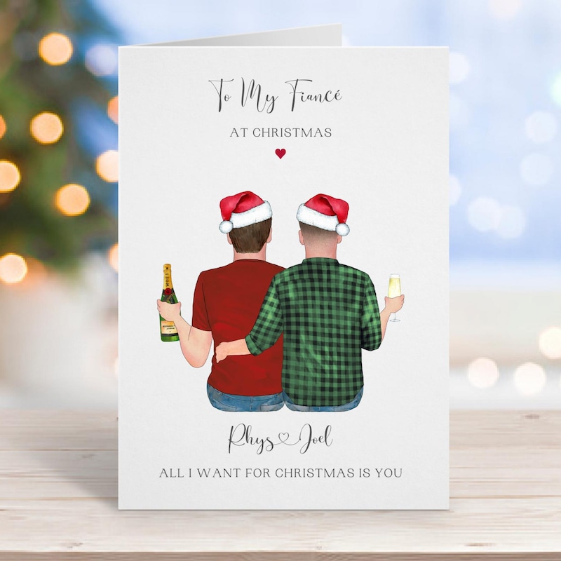 Gay Christmas Cards - Etsy