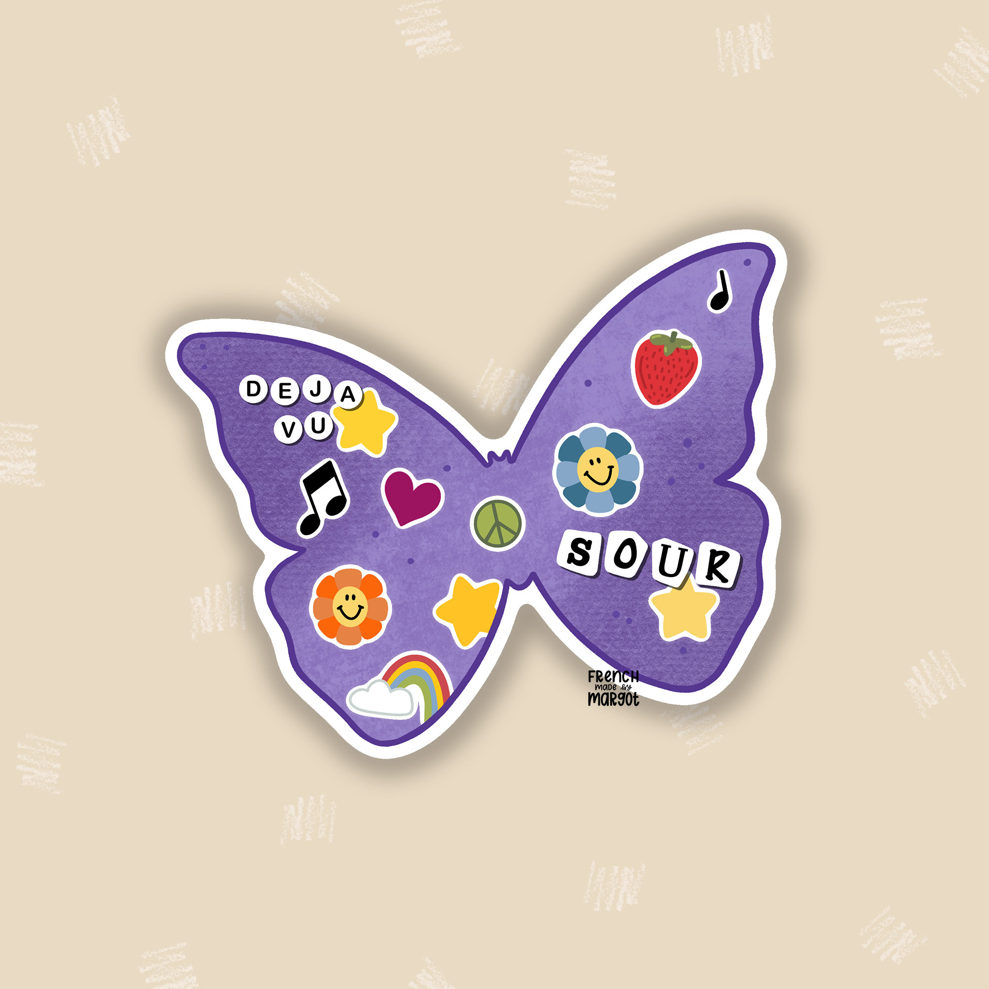 Paper & Party Supplies Olivia Rodrigo Inspired Sticker • Drivers ...