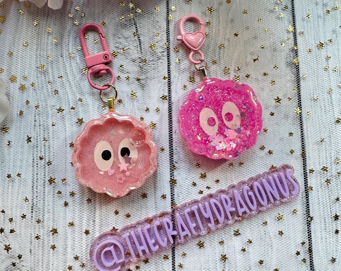 Kawaii Shaker Charm, Cute Character Shaker Charm, Cute Resin Shaker ...