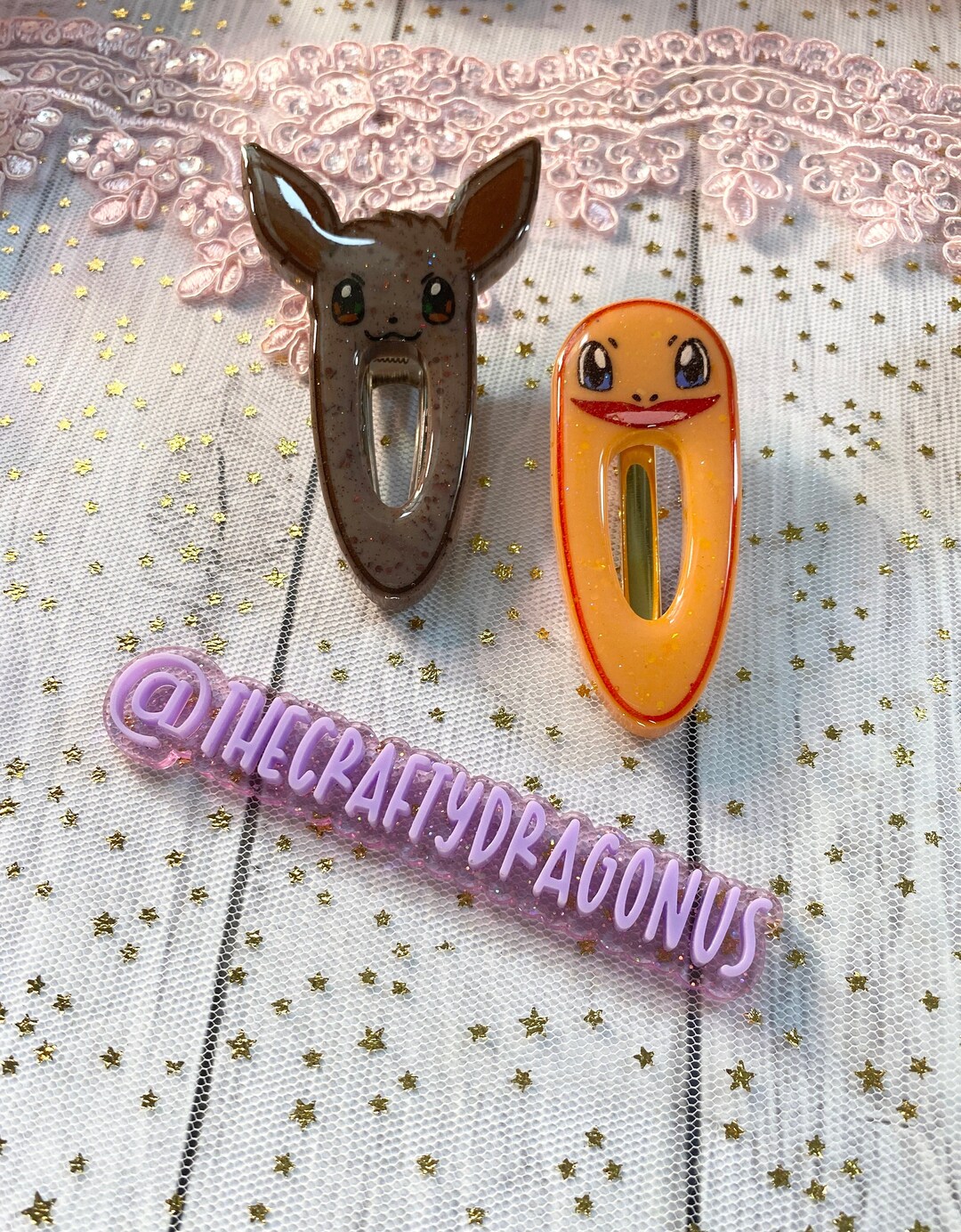 Cute Character Barrette, Kawaii Barrette, Kawaii Hair Clip, Resin ...