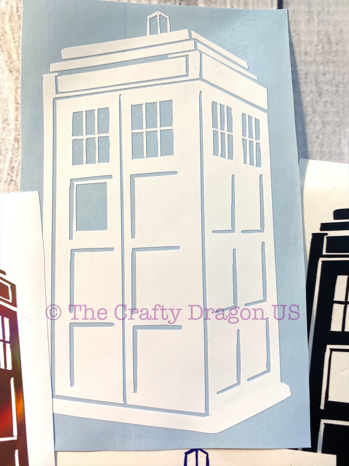 Doctor Who Tardis Decal for Car Laptop | Etsy