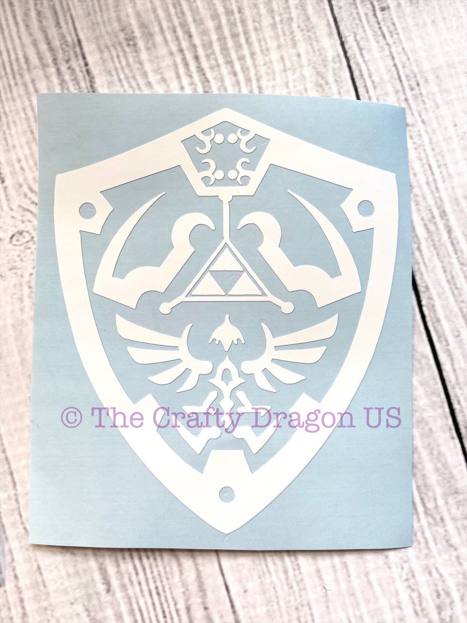 Shield of Hyrule Car Decal Links Shield Car Decal Zelda Car | Etsy