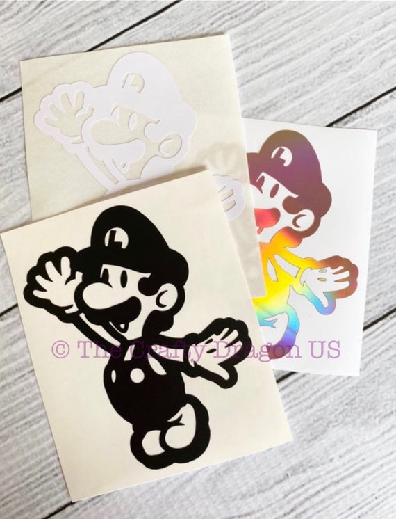 Nintendo Luigi Decal for Car Laptop Ipad/tablet Game | Etsy