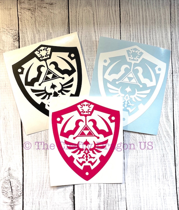 Shield of Hyrule Car Decal Links Shield Car Decal Zelda Car | Etsy