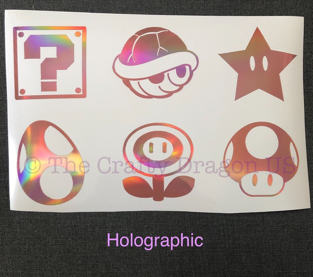 Mario Decals Retro Decals Nintendo Decals - Etsy