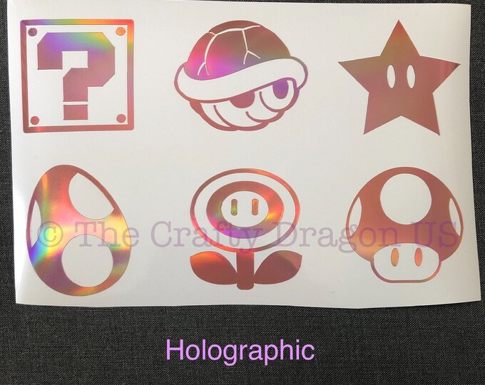 Mario Decals, Retro Decals, Nintendo Decals - Etsy