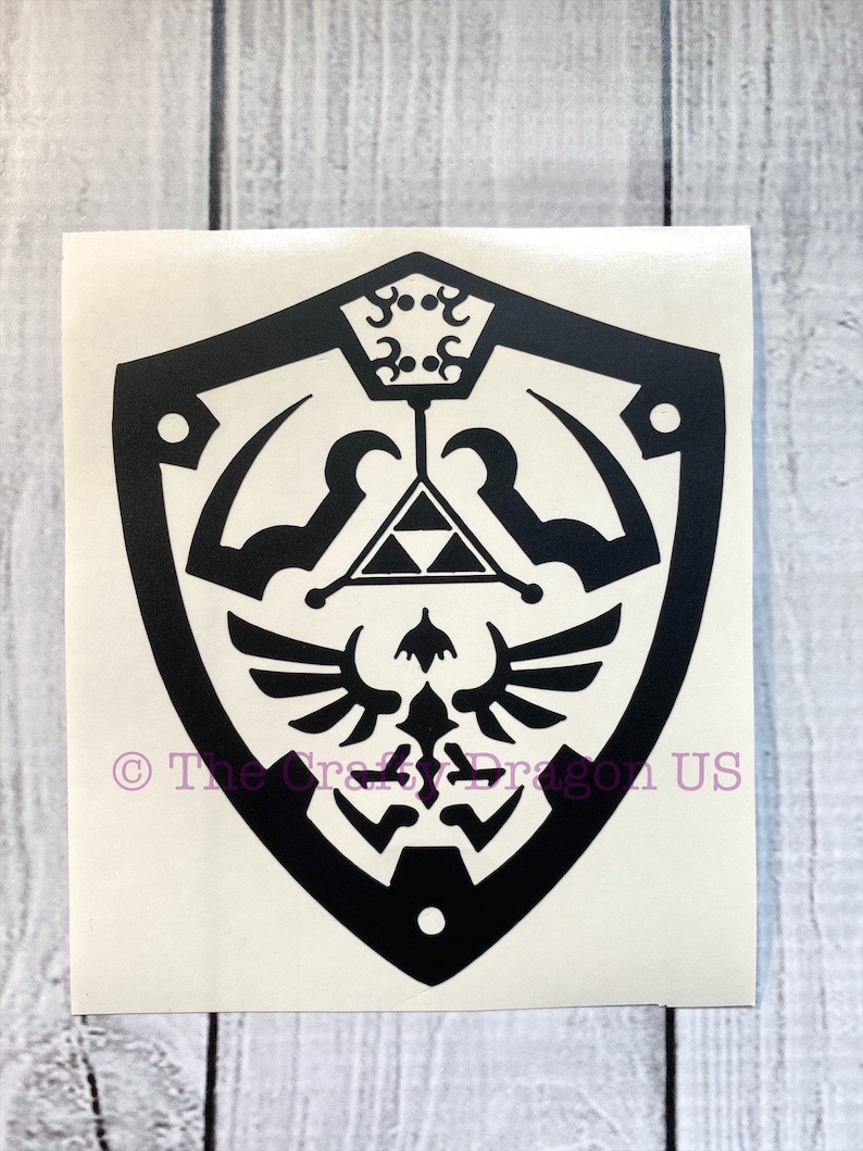Shield of Hyrule Car Decal Links Shield Car Decal Zelda Car | Etsy