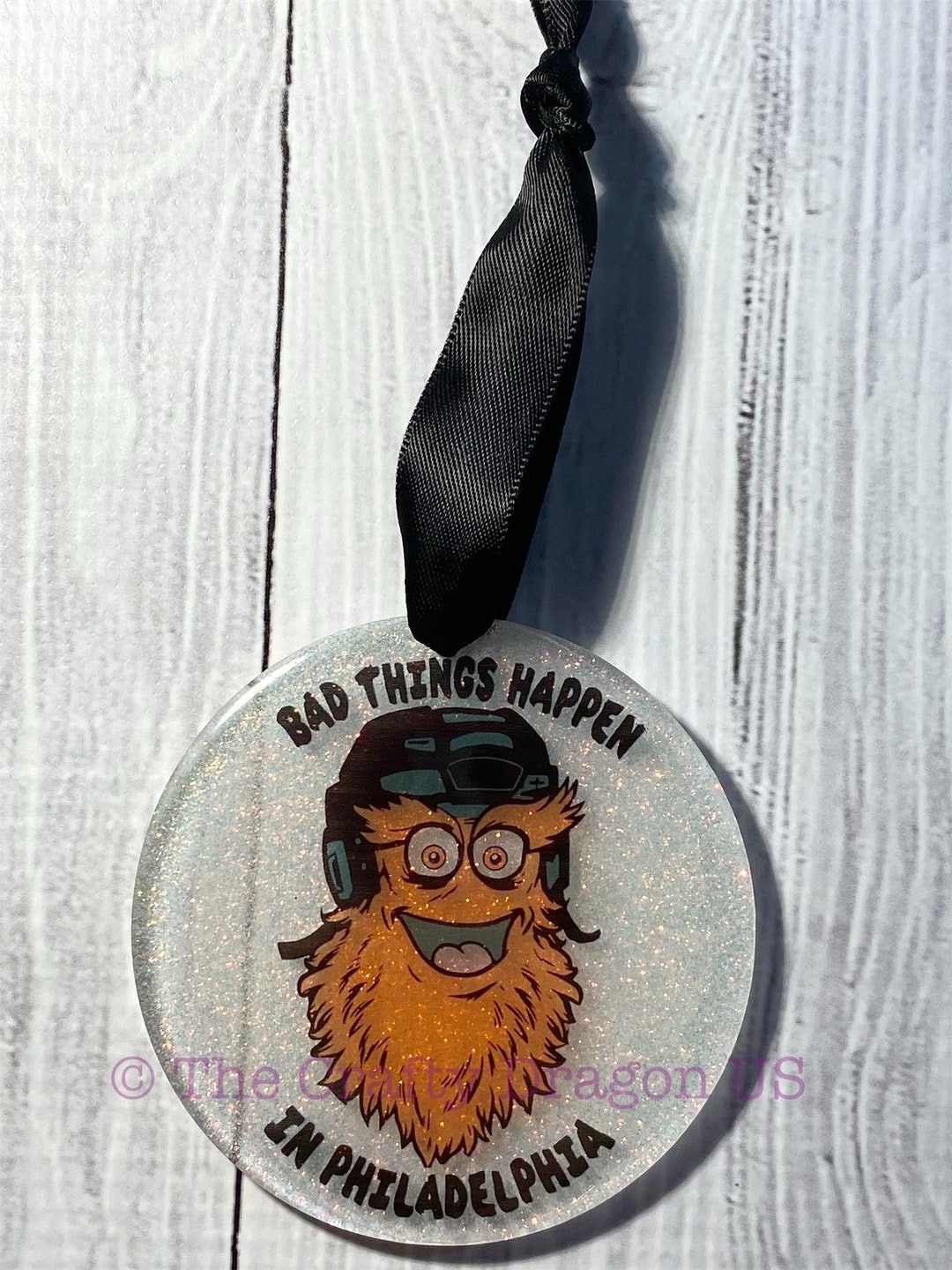 Ornament Gritty, Bad Things Happen in Philadelphia - Etsy