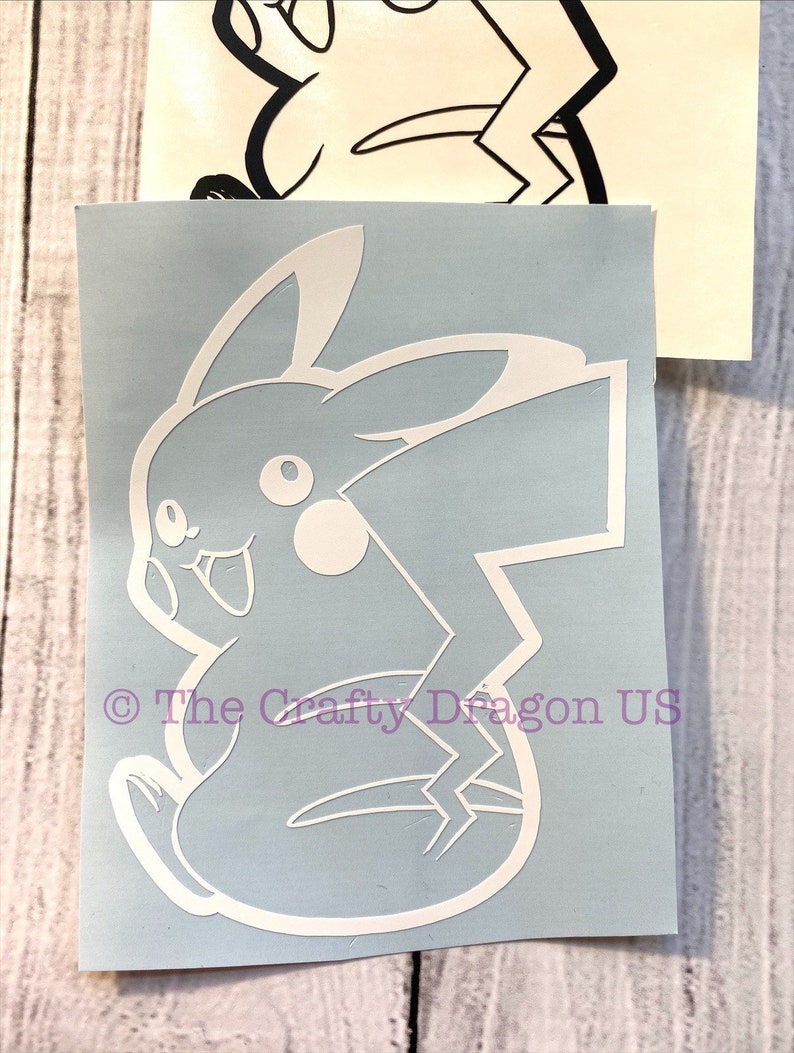 Pokémon Pikachu Car Decal - Etsy