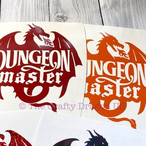 D&D Car Decal, Dungeons and Dragons Decal, Dungeon Master Decal, Dnd ...
