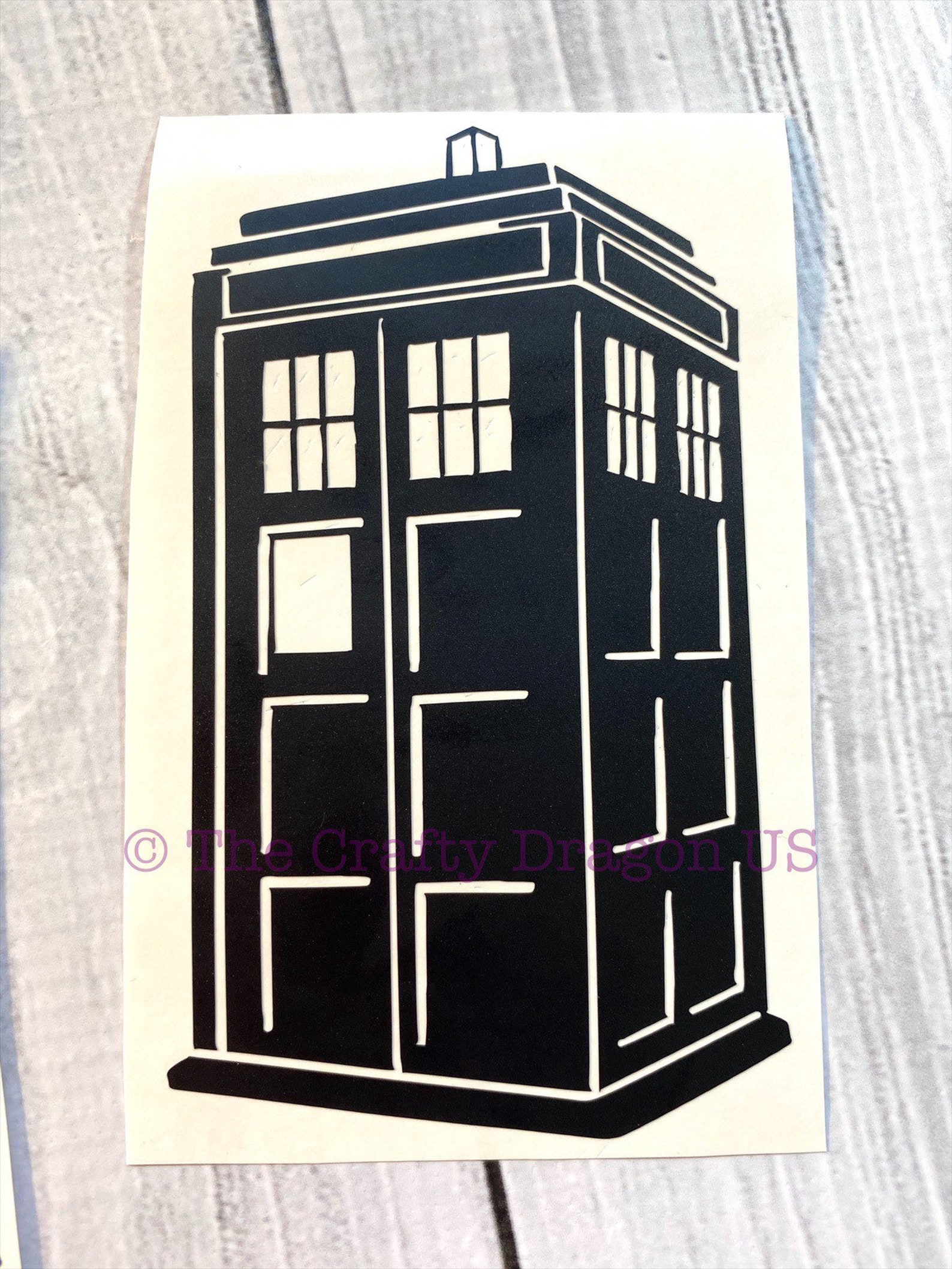 Doctor Who Tardis Decal for Car Laptop | Etsy