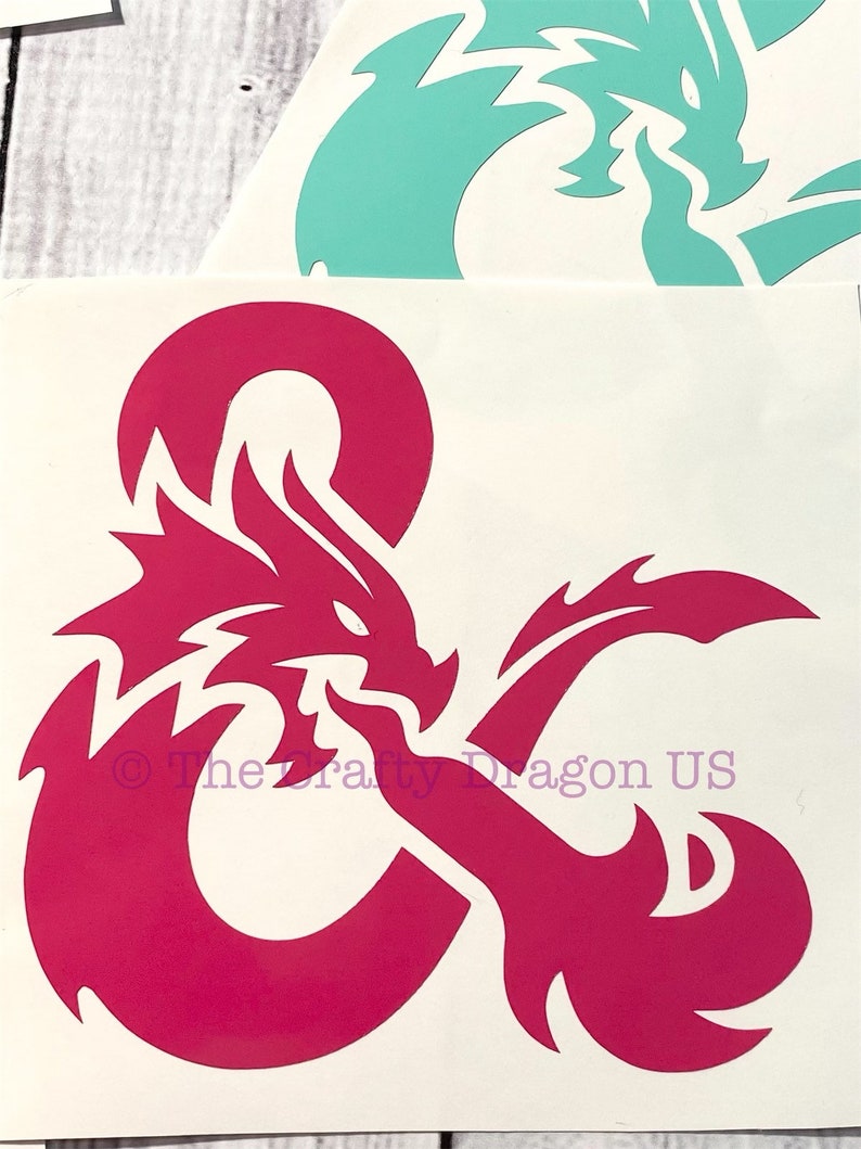 D&D Decal D and D Ampersand Decal for Car Laptop Notebook - Etsy