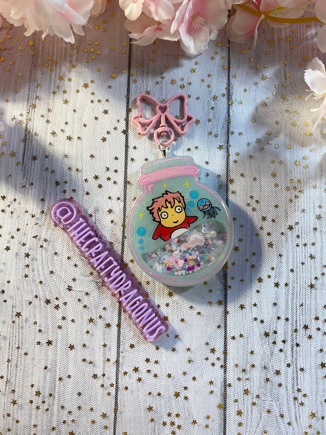 Cute Character Shaker Charm, Kawaii Shaker Charm, Cute Resin Shaker ...