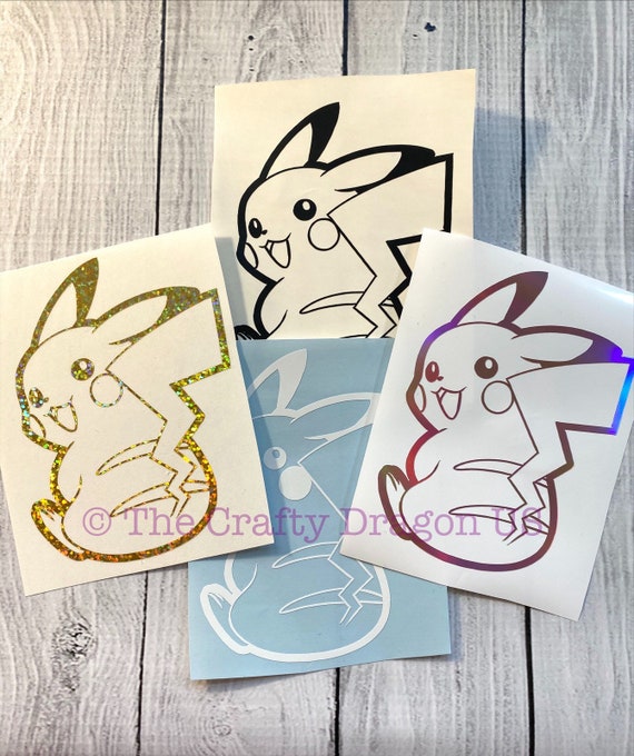 Pokémon Pikachu Car Decal - Etsy