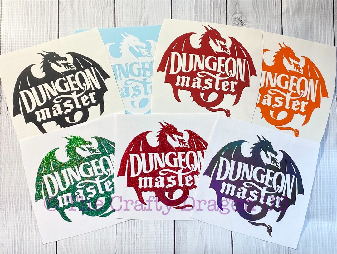 D&D Car Decal, Dungeons and Dragons Decal, Dungeon Master Decal, Dnd ...