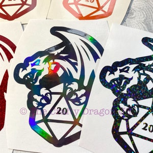 D&D Car Decal Dnd Decal Dragon Decal Dungeons and Dragons - Etsy