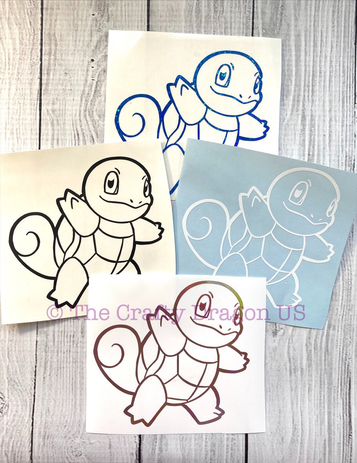 Pokémon Squirtle Car Decal | Etsy